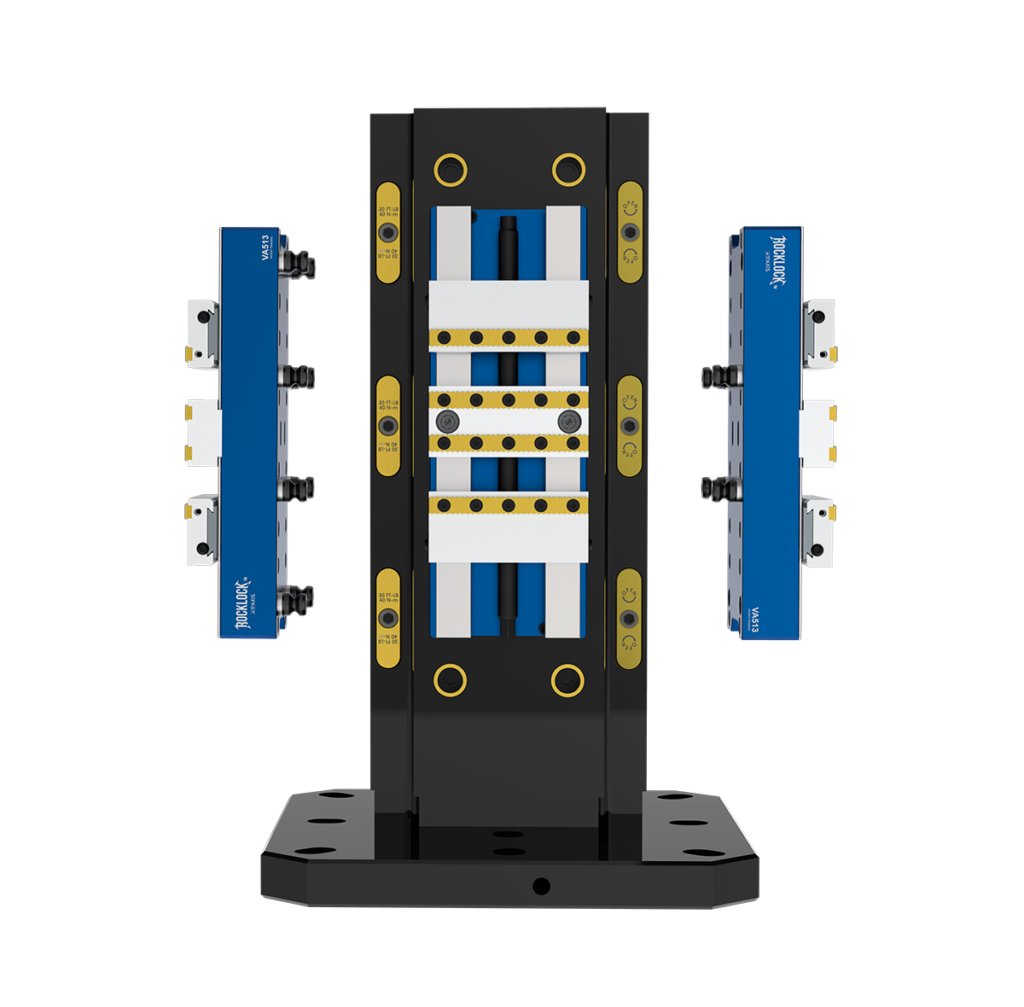400mm Four-Sided RockLock™ Tombstone, Aluminum - CNC Workholding Solutions